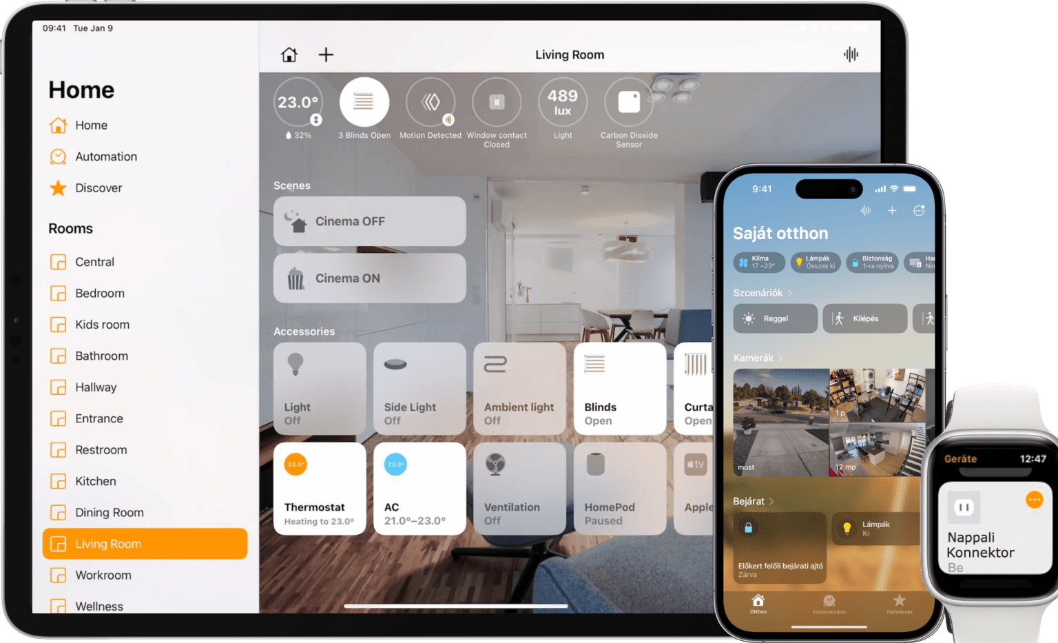 Magyar Nyelvű Okos Otthon - Apple, Google, Alexa Integráció